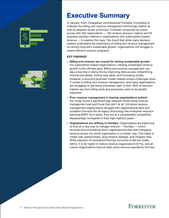 State of Revenue Operations in SaaS - Forrester Report